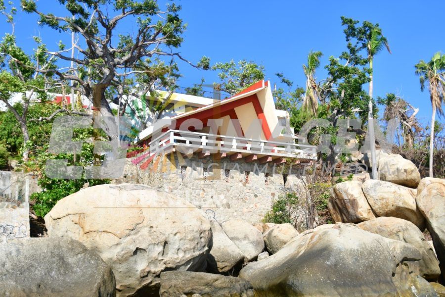 Así luce la casa de la actriz María Félix tras el paso de Otis ...