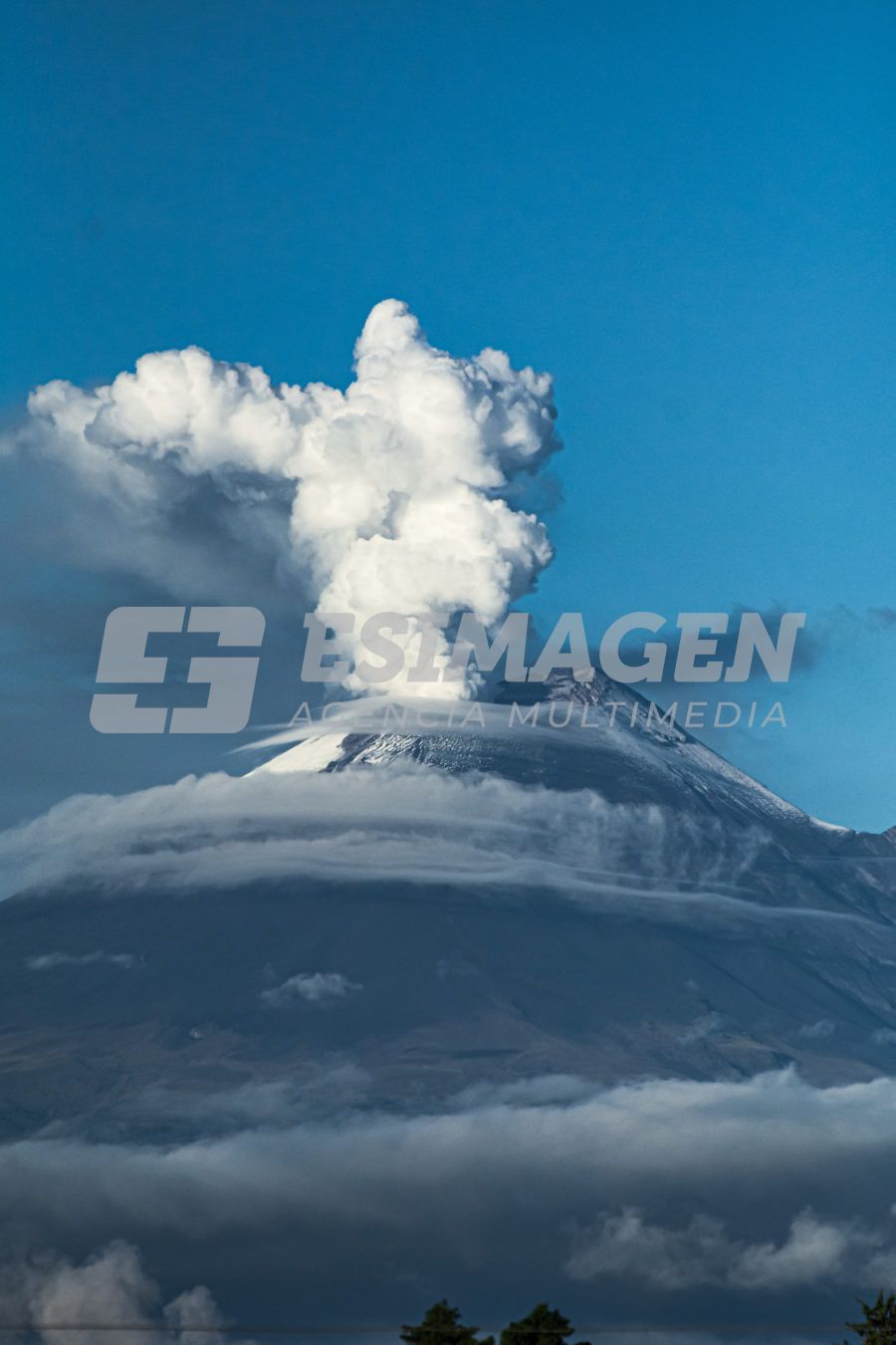 #FotoNota Fumarola del volcán Popocatépetl visible desde Tlaxcala ...