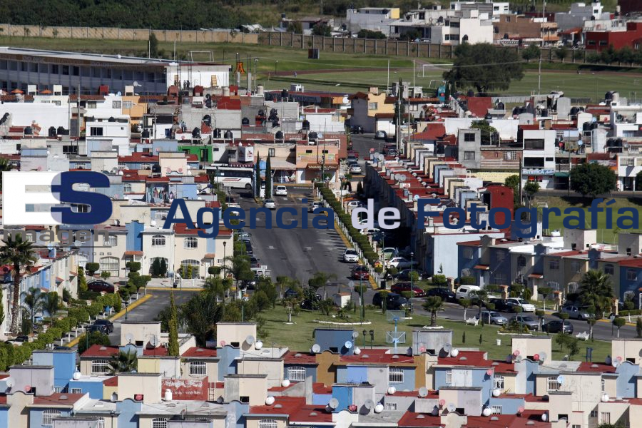 Vista aerea de la zona angelópolis - Agencia de Fotografía Es Imagen