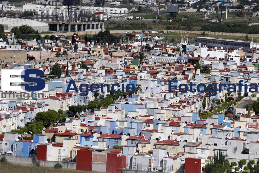 Vista aerea de la zona angelópolis - Agencia de Fotografía Es Imagen